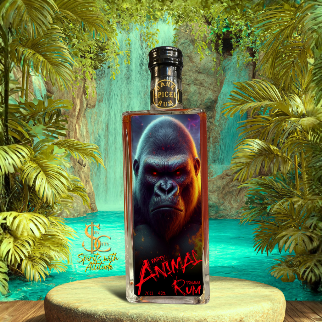 PARTY ANIMAL Premium Rum, 70CL -SIN CITY SPIRITS